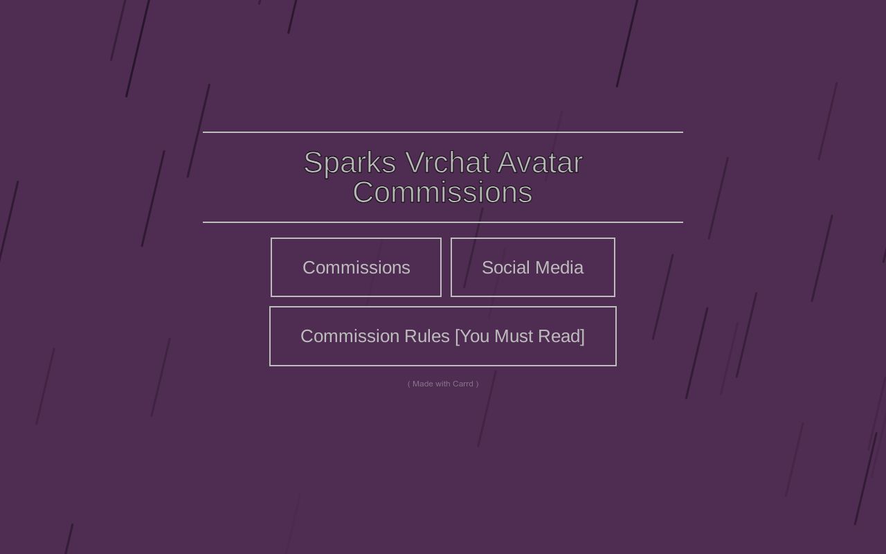 Sparks Vrchat Avatar Commissions